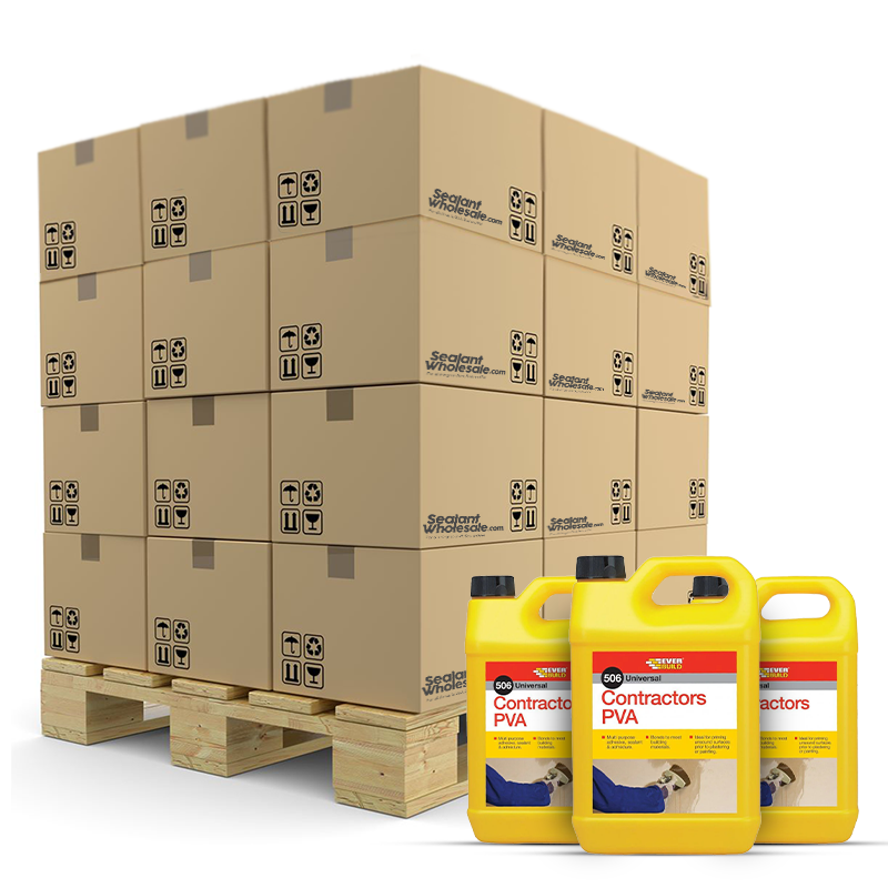 Everbuild 506 Contractors PVA 5kg- FULL PALLET – Sealant Wholesale