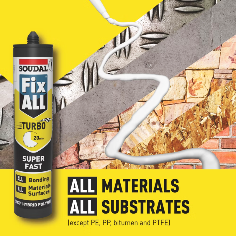 Soudal Fix All Turbo Fast Grab Adhesive – Sealant Wholesale