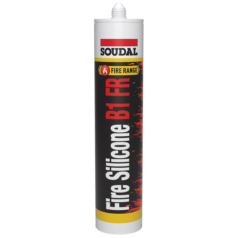Soudal B1 FR Fire Silicone Sealant | Fire Resistant Silicone – Sealant ...